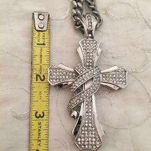 King Ice | Accessories | King Ice Stainless Cz Cross Cuban Chain ...